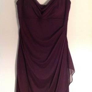 Dresses | Plum Lace Prom Dress | Poshmark